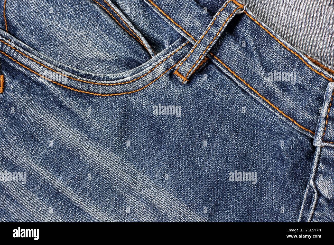 Fabric background. Jeans. Blue Stock Photo - Alamy