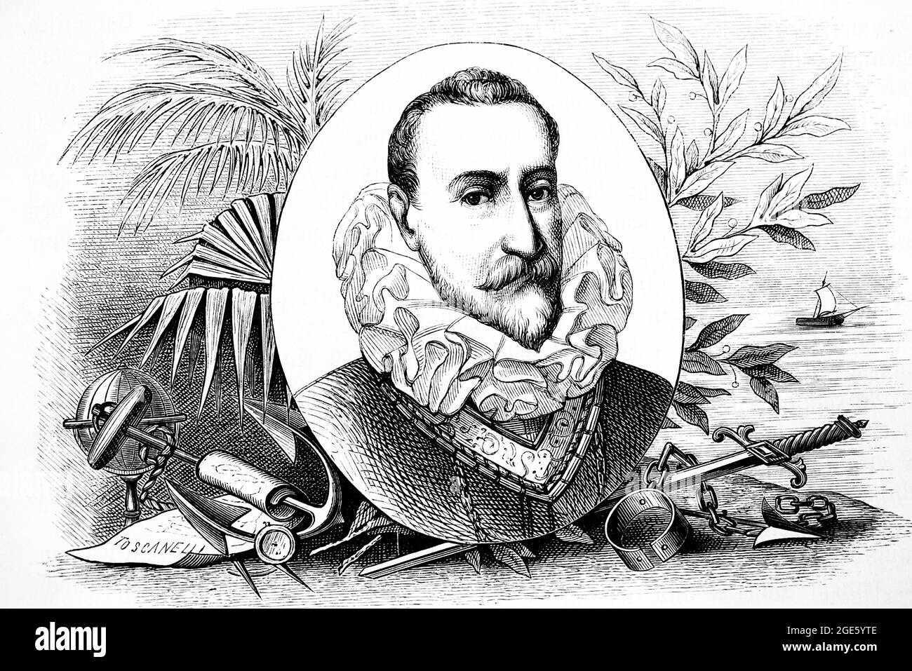 Christopher Columbus, Italian navigator in Castilian service ...