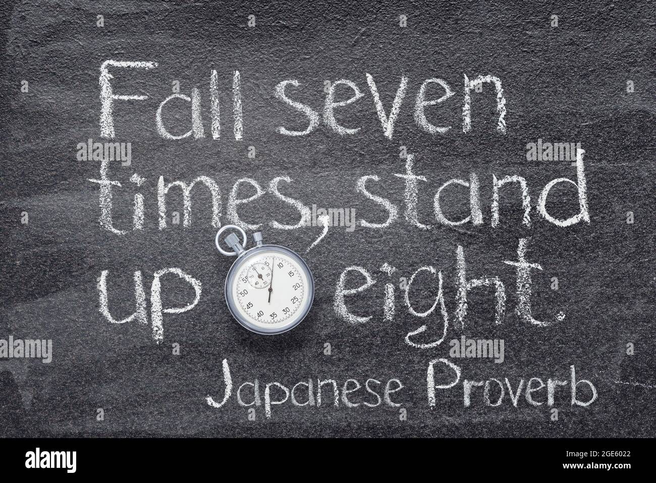 Fall seven times stand up eight hi-res stock photography and images - Alamy