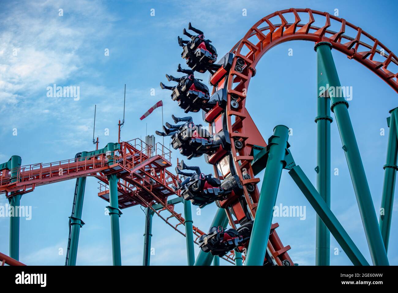 El Condor Vekoma SLC Rollercoaster Walibi Holland The Netherlands Stock ...