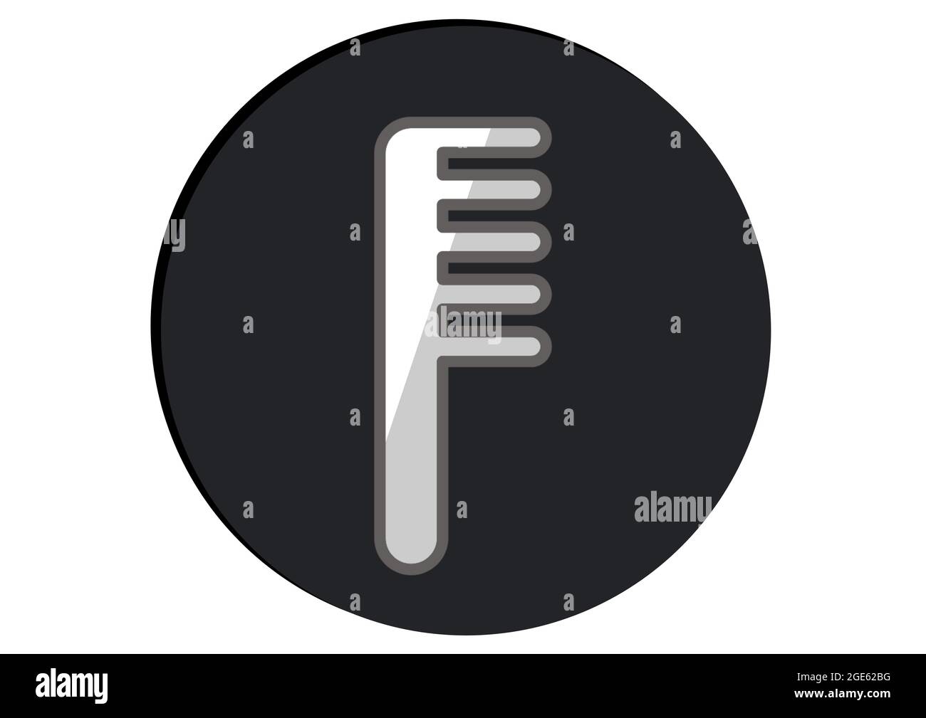 Composition of white shape icon on white background Stock Photo - Alamy