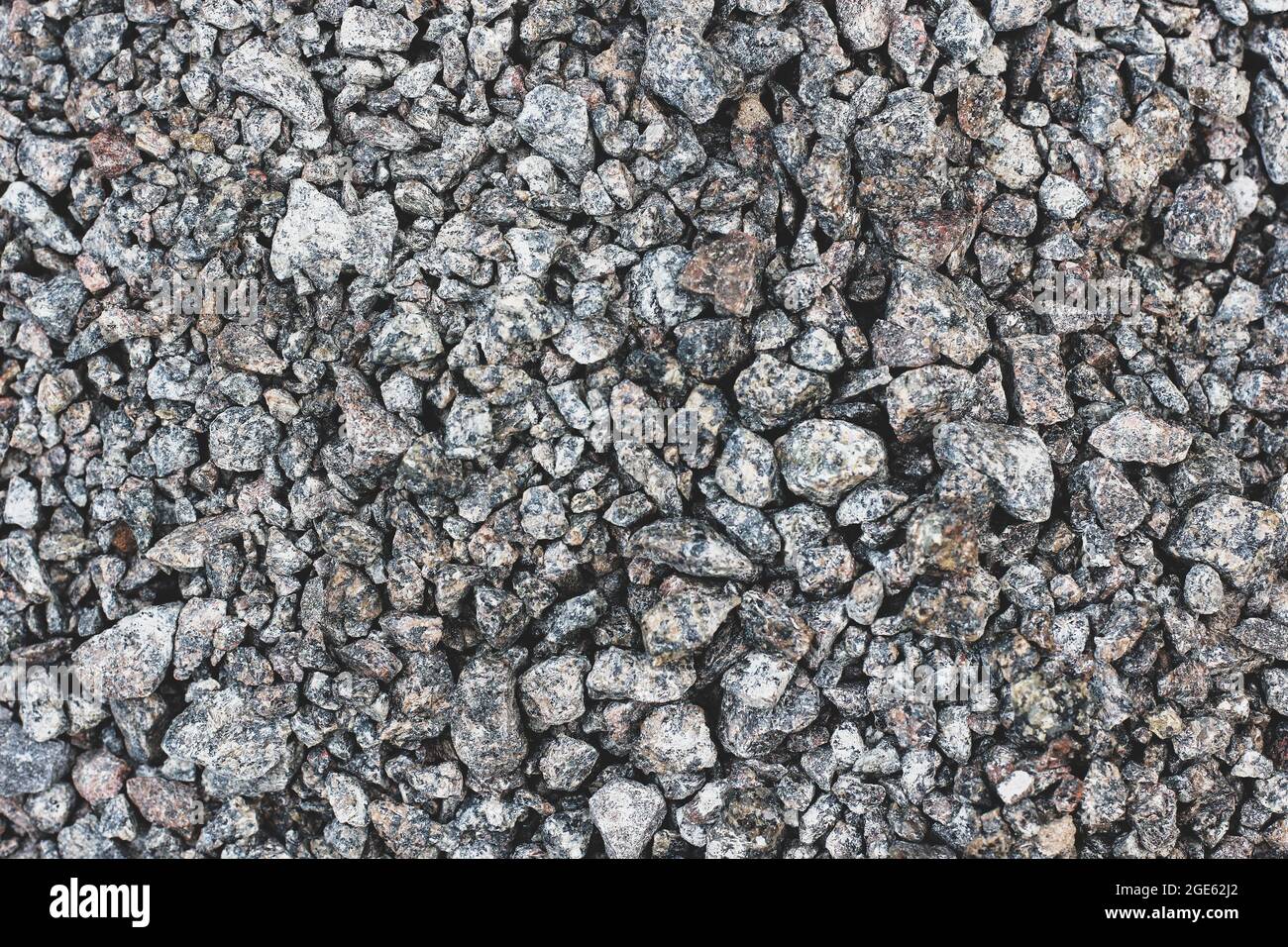 Rubble background. Stone background. Construction material. Grey ground ...