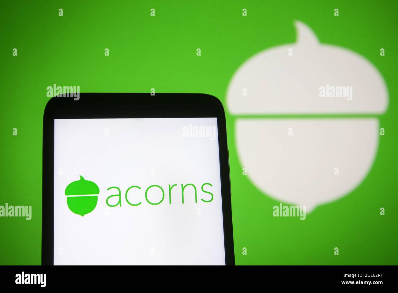 Acorns logo hi-res stock photography and images - Alamy