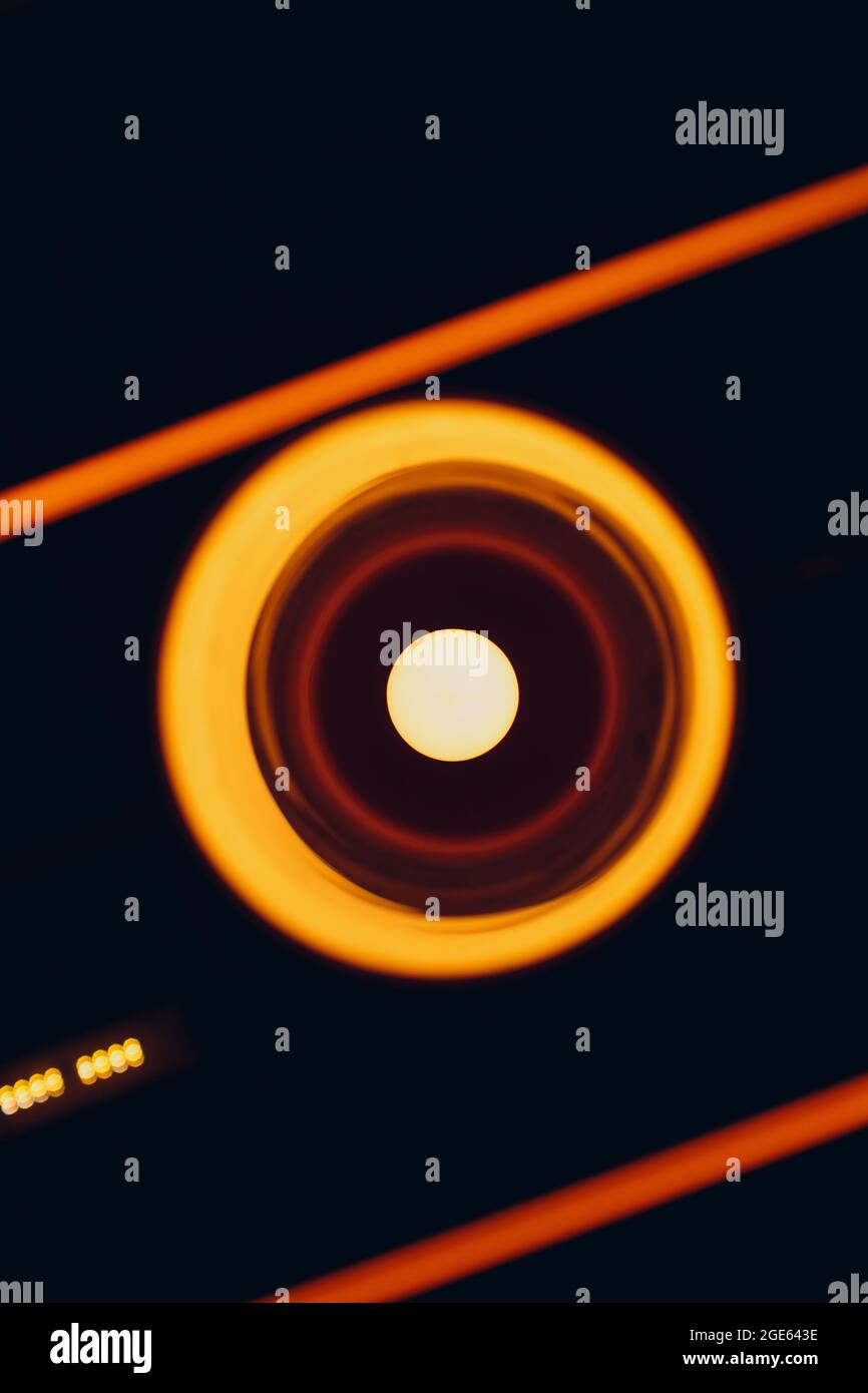 Abstract round light and line rays background Stock Photo - Alamy