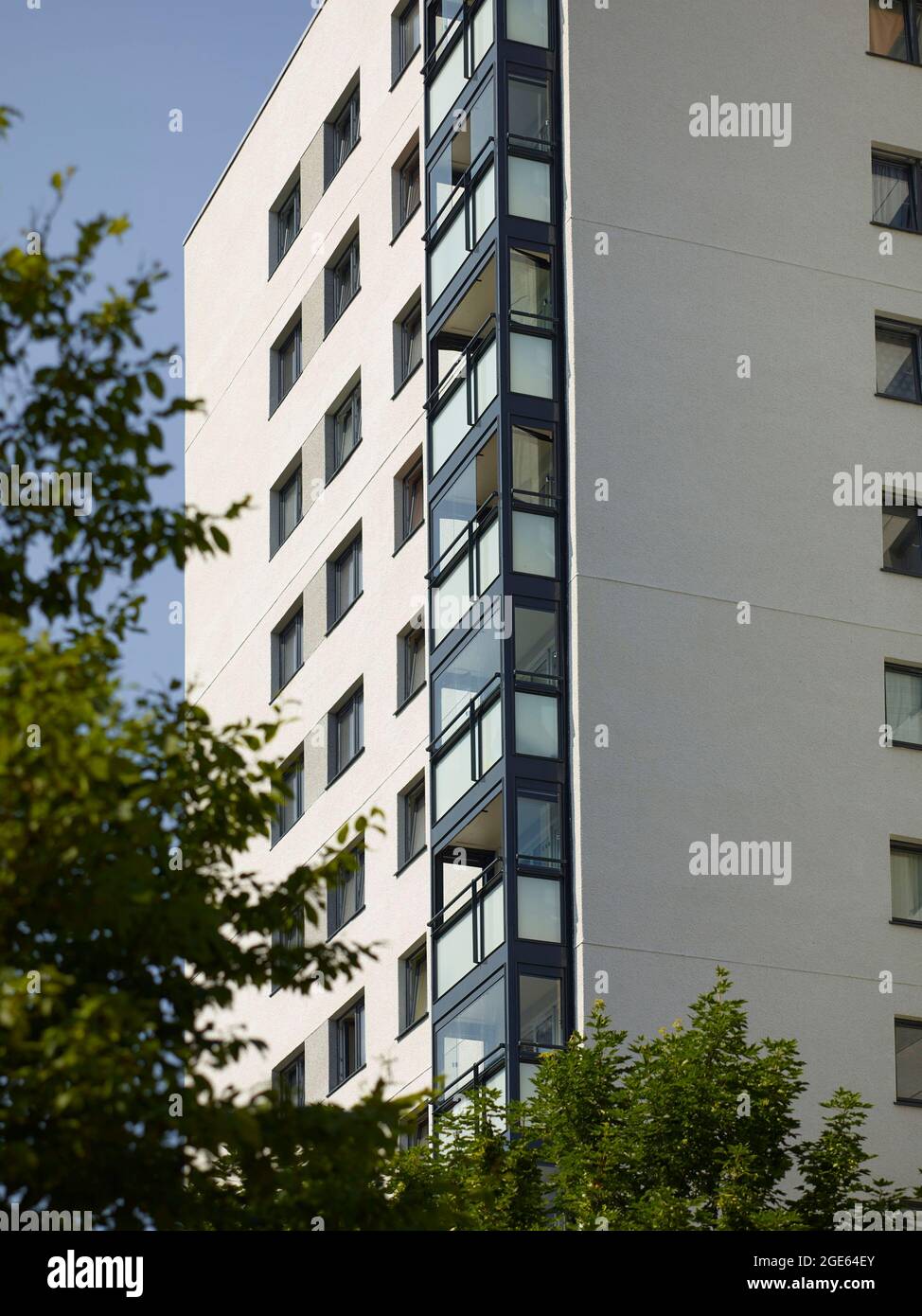 Re-clad high rises residential buildings, Halifax, West Yorkshire ...