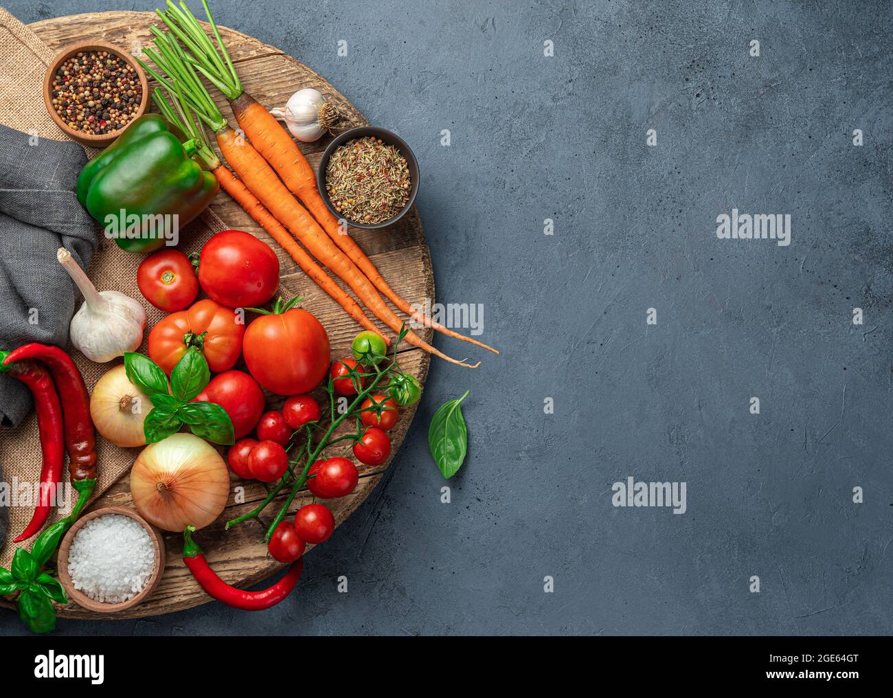 Cooking background ingredients vegetable hi-res stock photography and ...