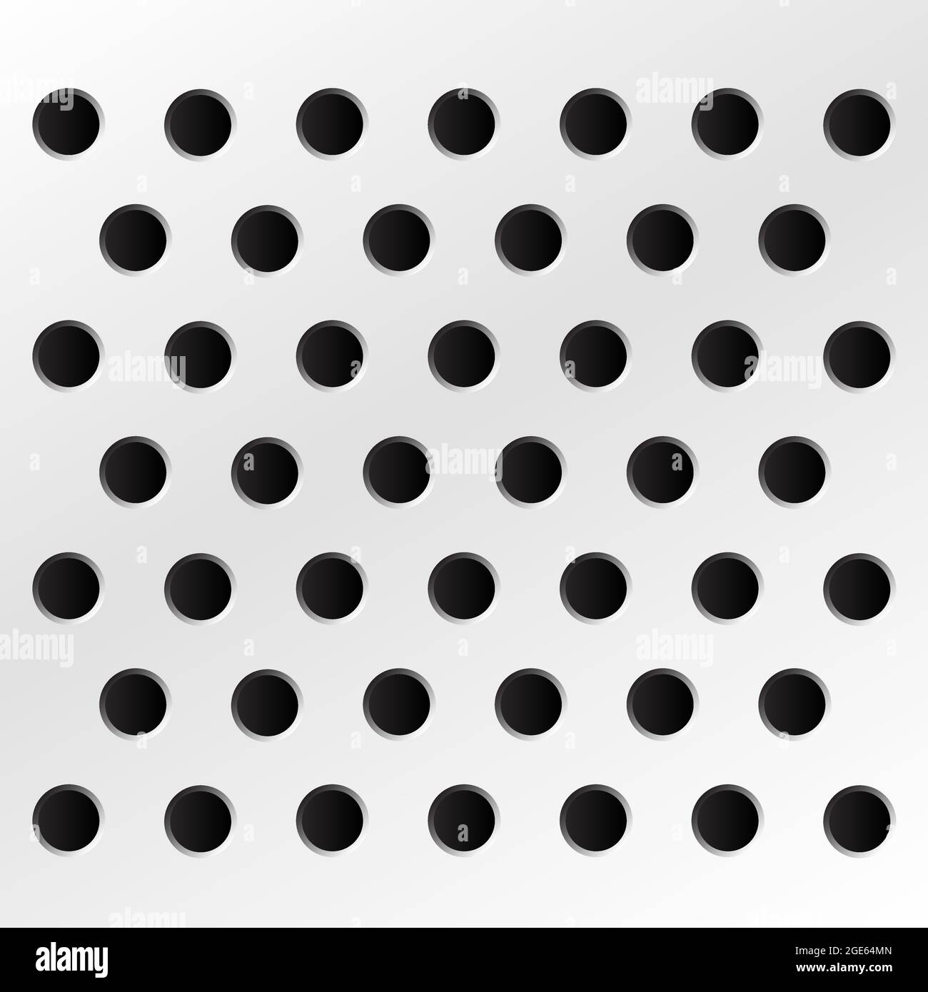 Peg board with round holes. Grey peg board perforated texture ...