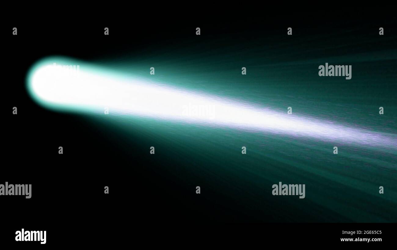 Beautiful space background with abstract comet. Cosmic wallpaper Stock ...