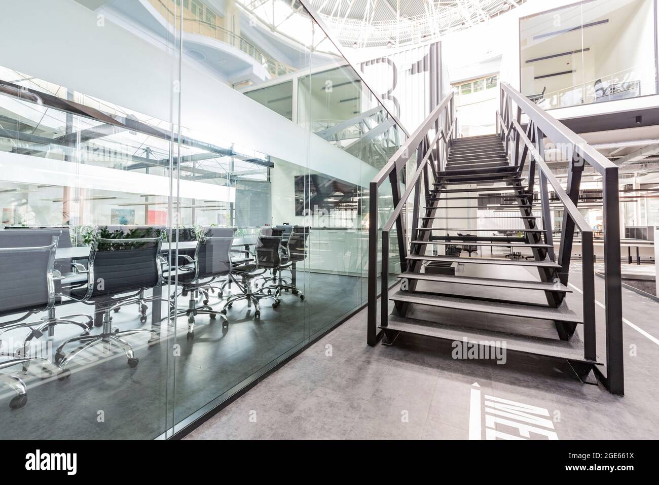 Modern Business Building Interior