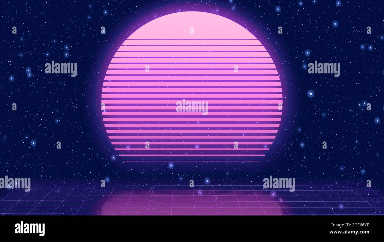 Beautiful colorful 80s banner concept with grid and geometric shapes ...