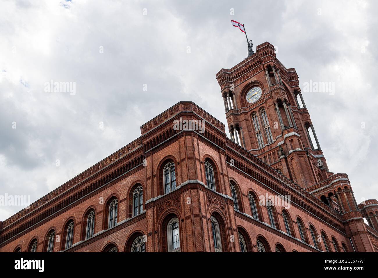 red town hall in Berlin Stock Photo - Alamy