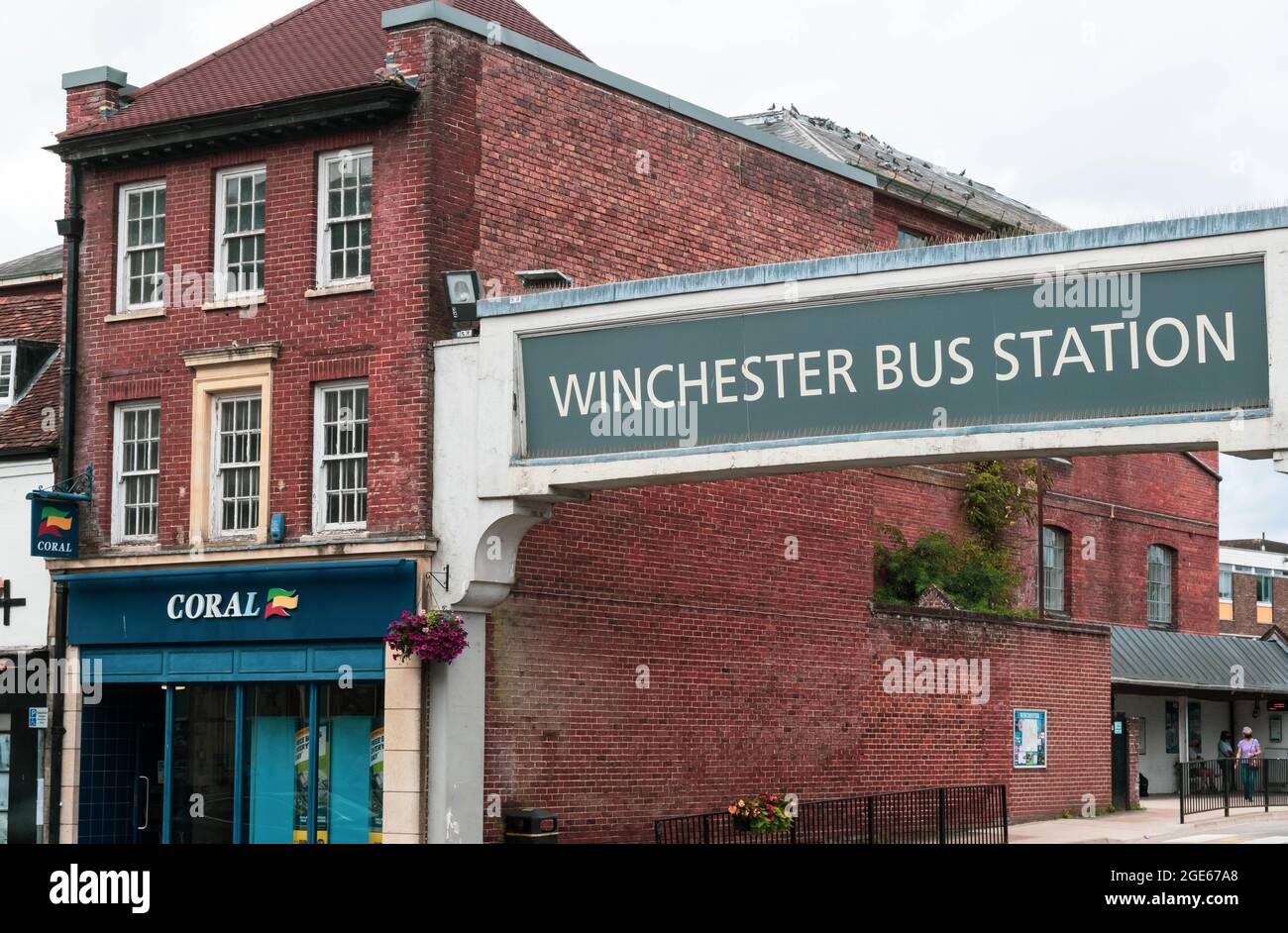 Winchester, United Kingdom, 10th August 2021:- The Sign For Winchester ...
