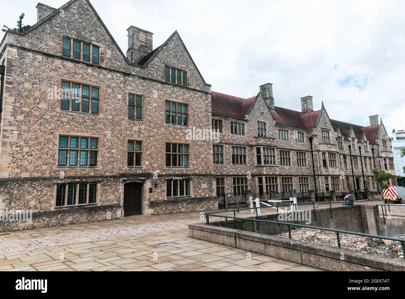 Winchester, United Kingdom, 10th August 2021:- Ancient Buildings Around ...