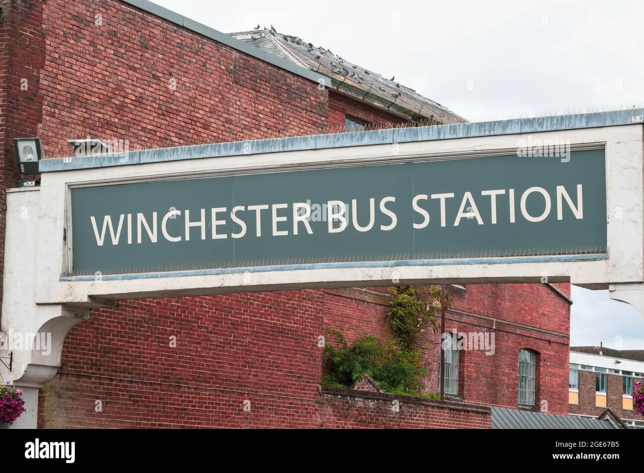 Winchester, United Kingdom, 10th August 2021:- The Sign For Winchester ...