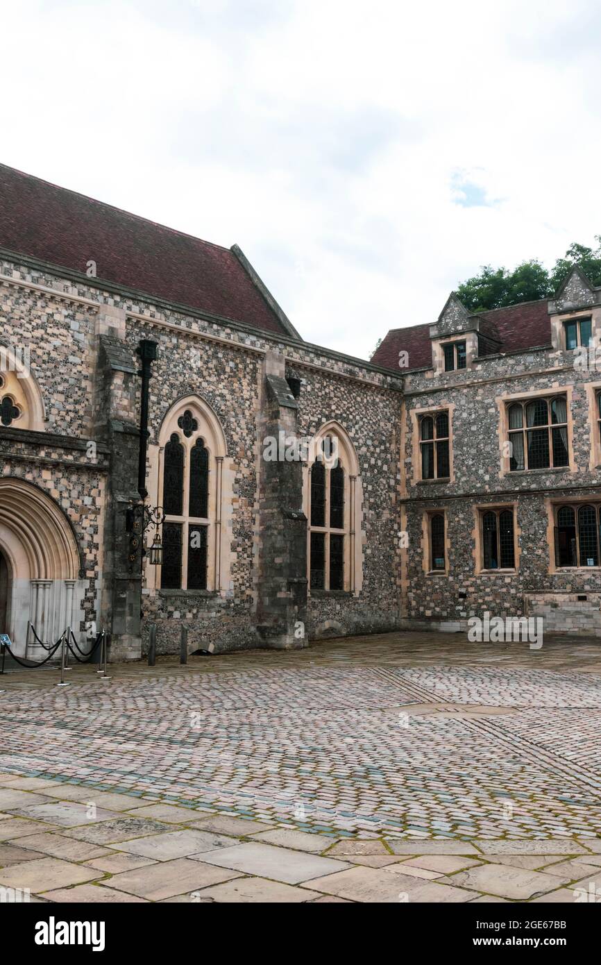Winchester, United Kingdom, 10th August 2021:- Ancient Buildings Around ...