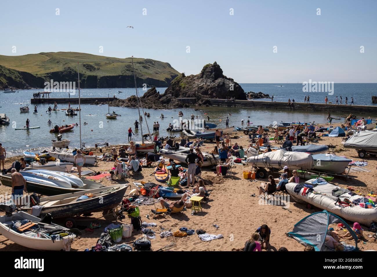 Hope Cove Devon Village High Resolution Stock Photography and Images ...