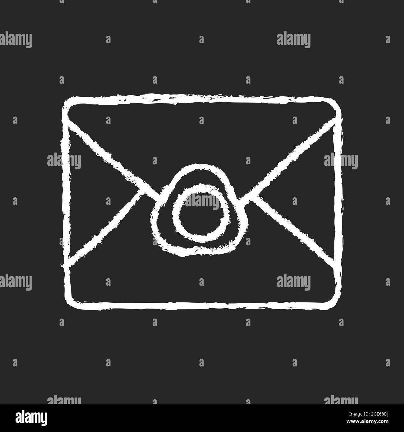 Old envelope on white Black and White Stock Photos & Images - Alamy