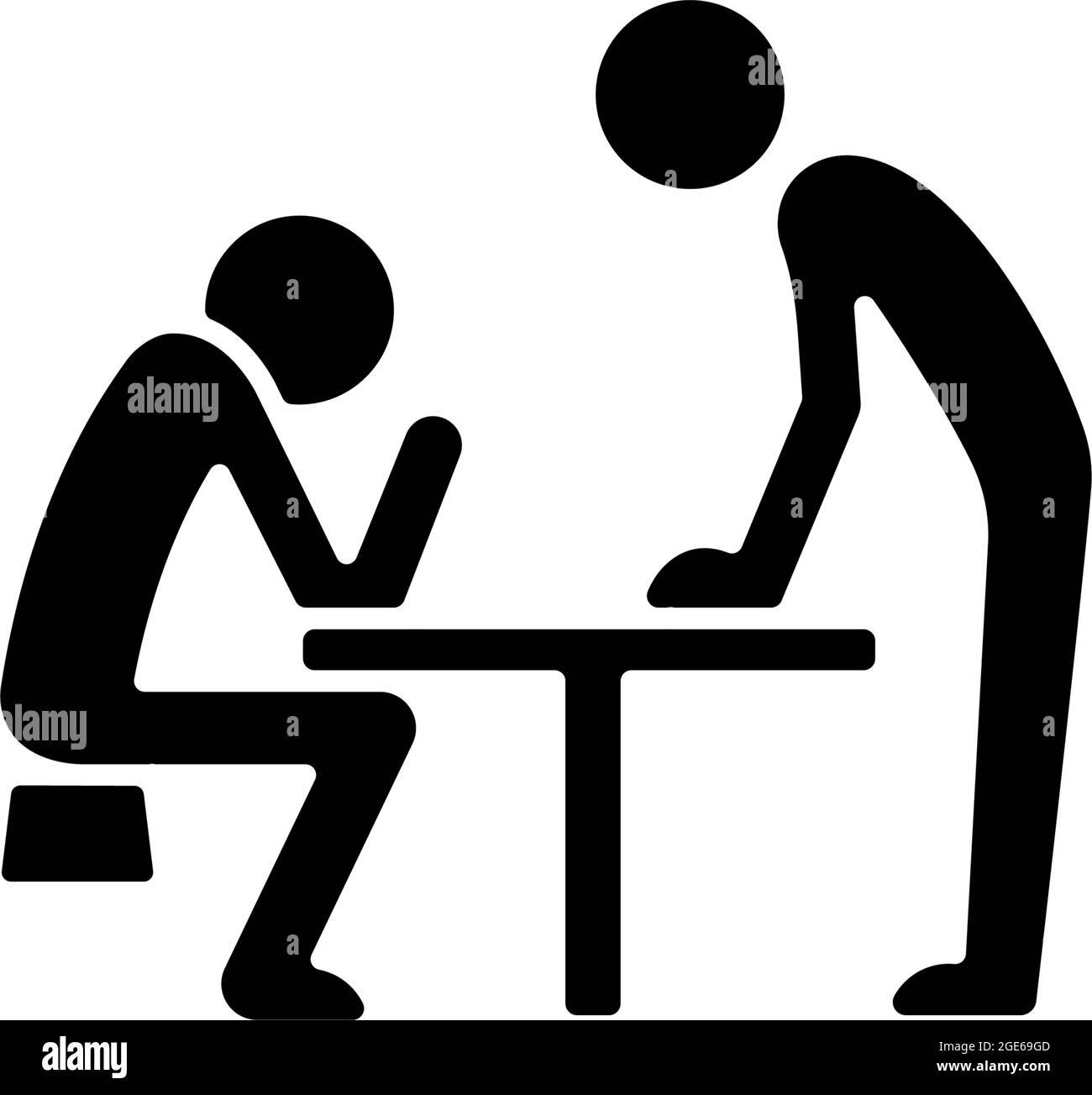 Body language black glyph icon Stock Vector Image & Art - Alamy