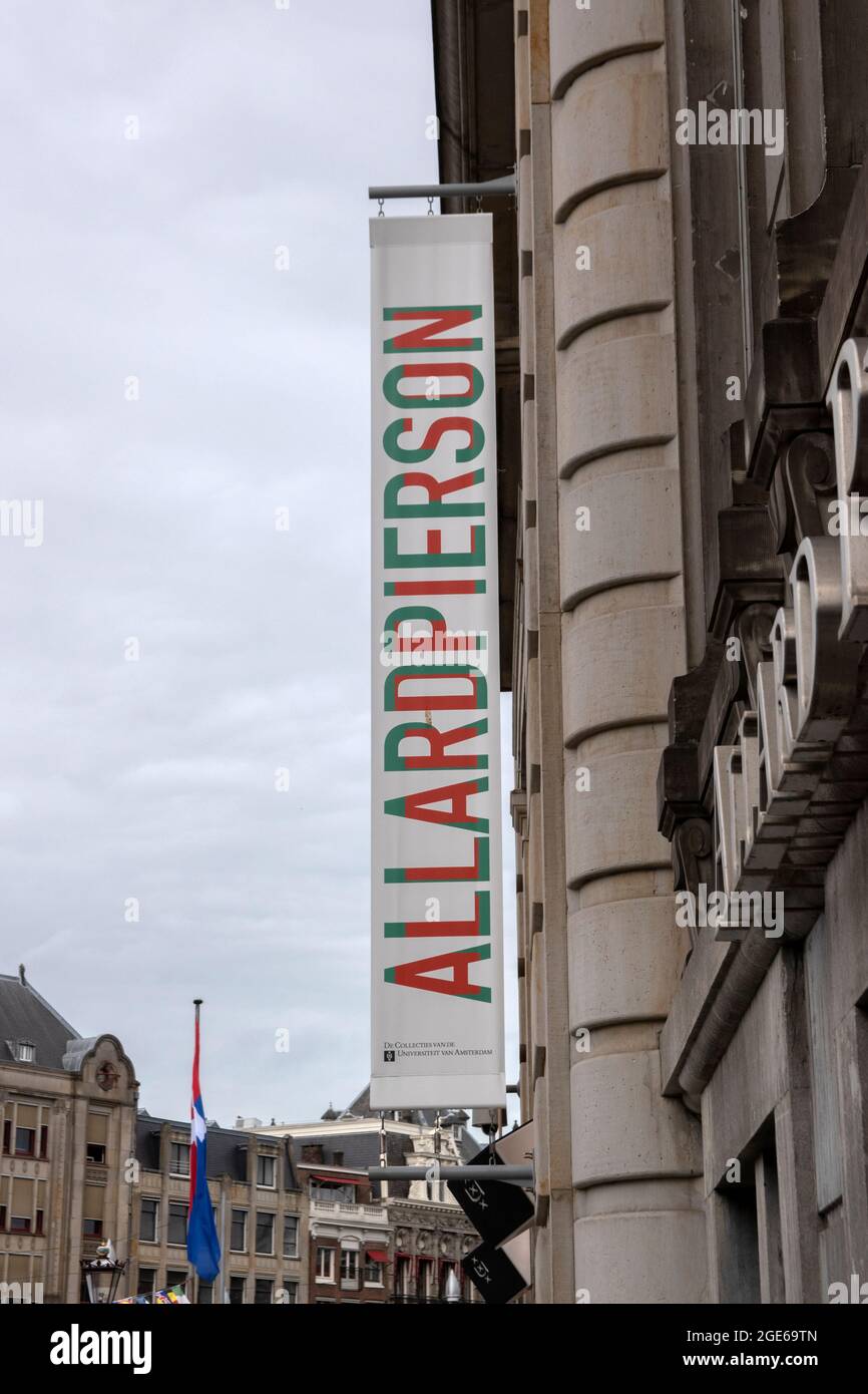 Billboard Allard Pierson Museum At Amsterdam The Netherlands 16-8-2021 ...