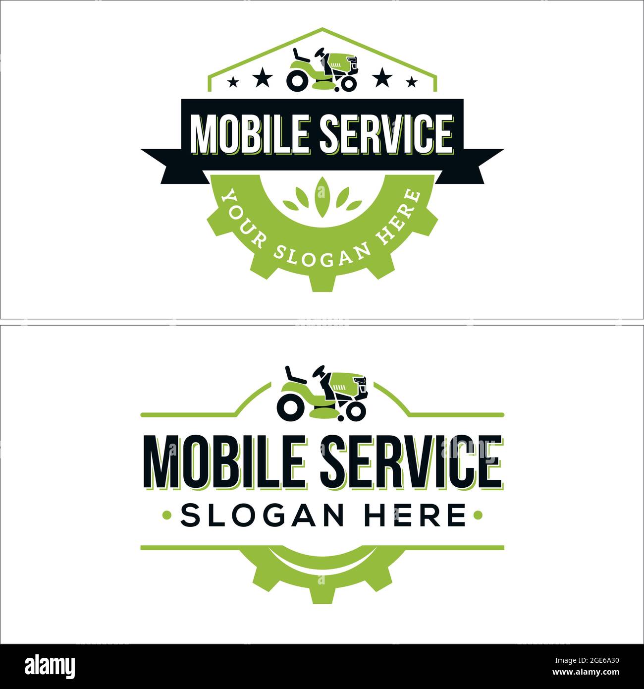 Mobile service tractor agriculture design logo Stock Vector Image & Art ...