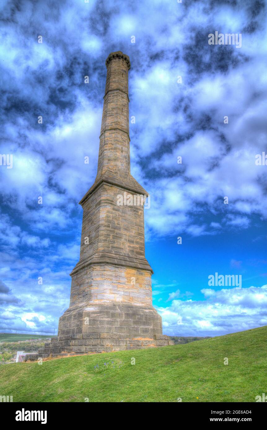 Whitehaven Cumbria UK Candlestick Chimney tower landmark and tourist ...