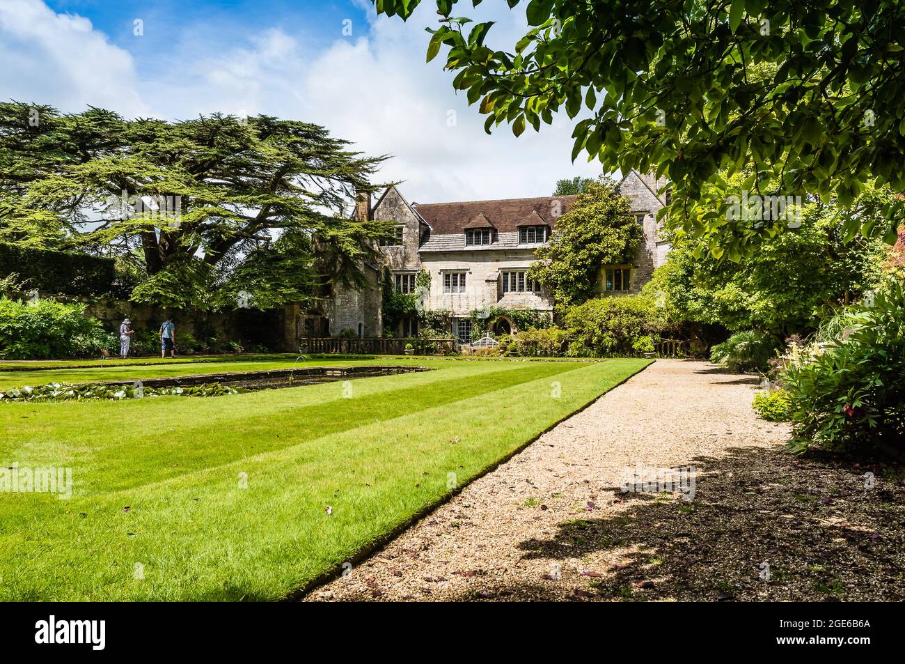 Athelhampton House and Gardens, a fine Mansion in Dorset Stock Photo ...