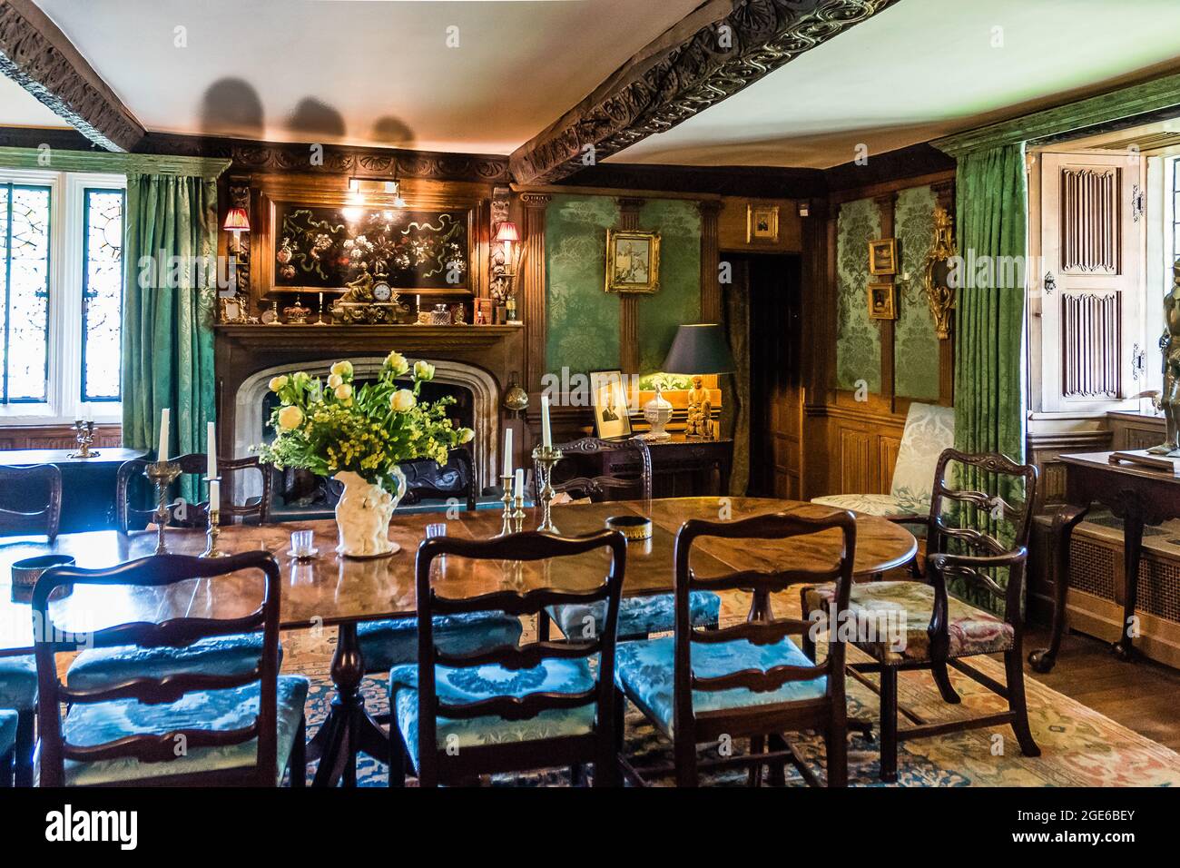 Athelhampton House and Gardens, a fine Mansion in Dorset Stock Photo ...