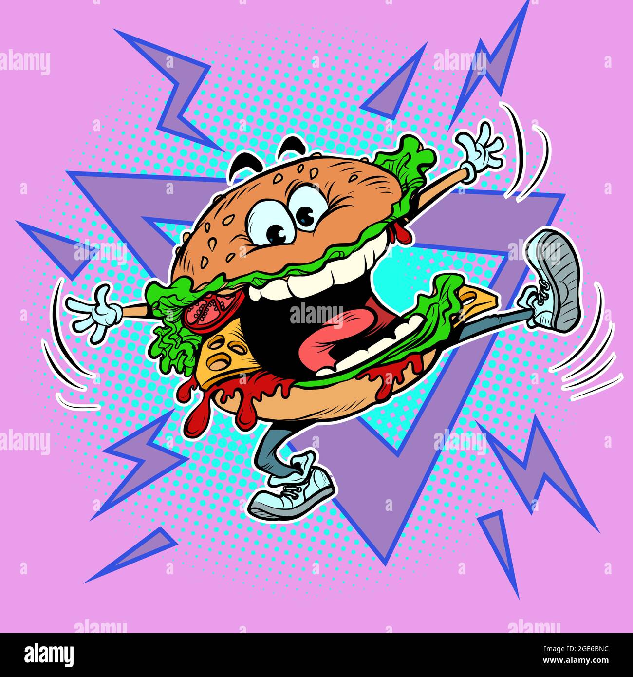 Funny sandwich face hi-res stock photography and images - Alamy