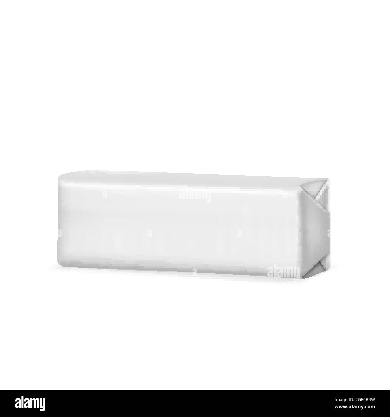 Bubble Gum Product Blank Foil Packaging Vector Stock Vector Image & Art ...