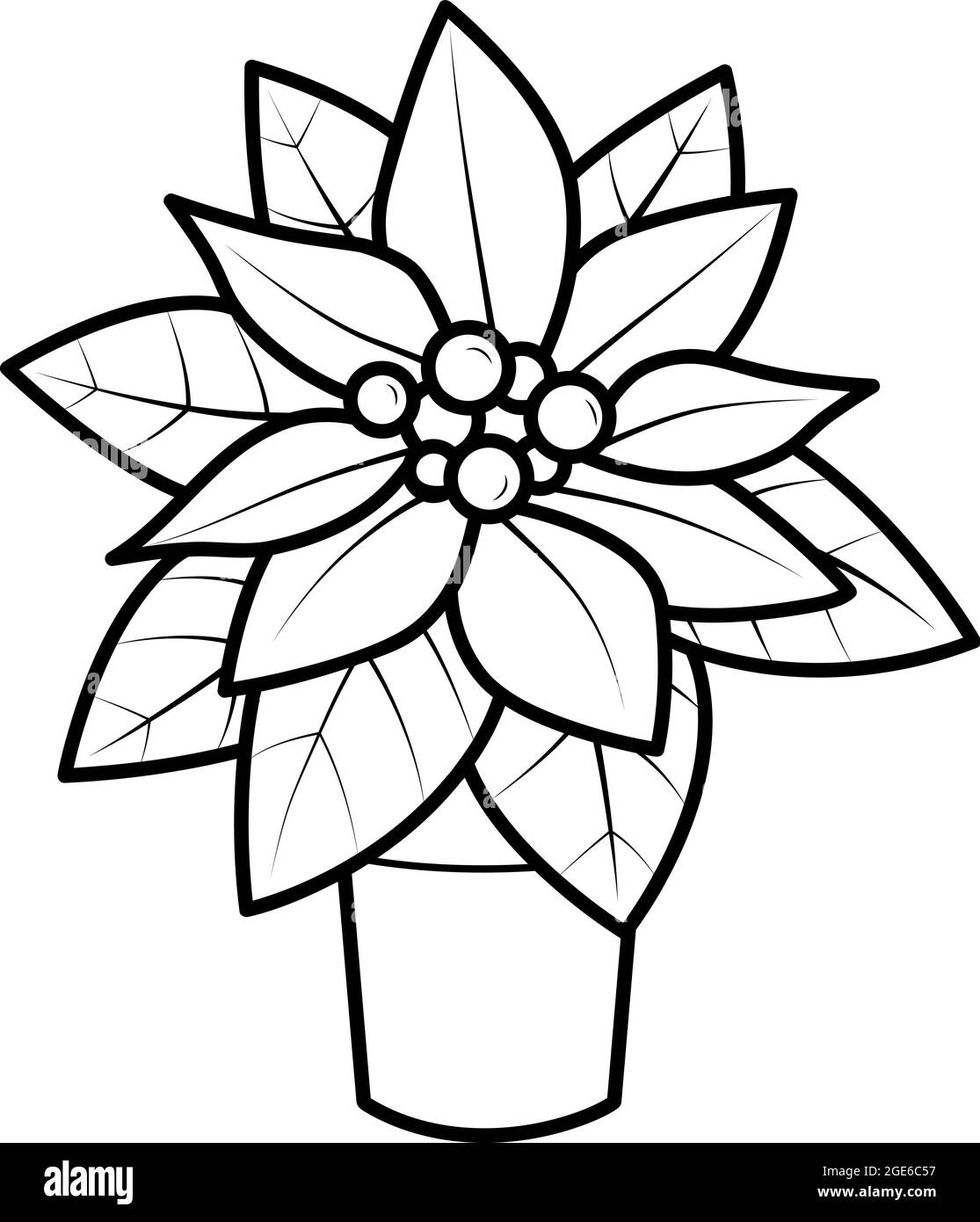 Nochebuena Para Colorear