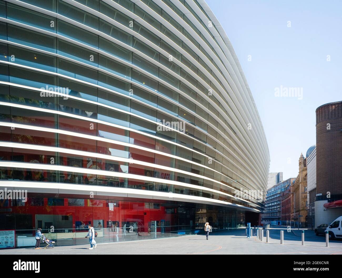 The Curve Theatre in the Cultural Quarter at Leicester Stock Photo - Alamy