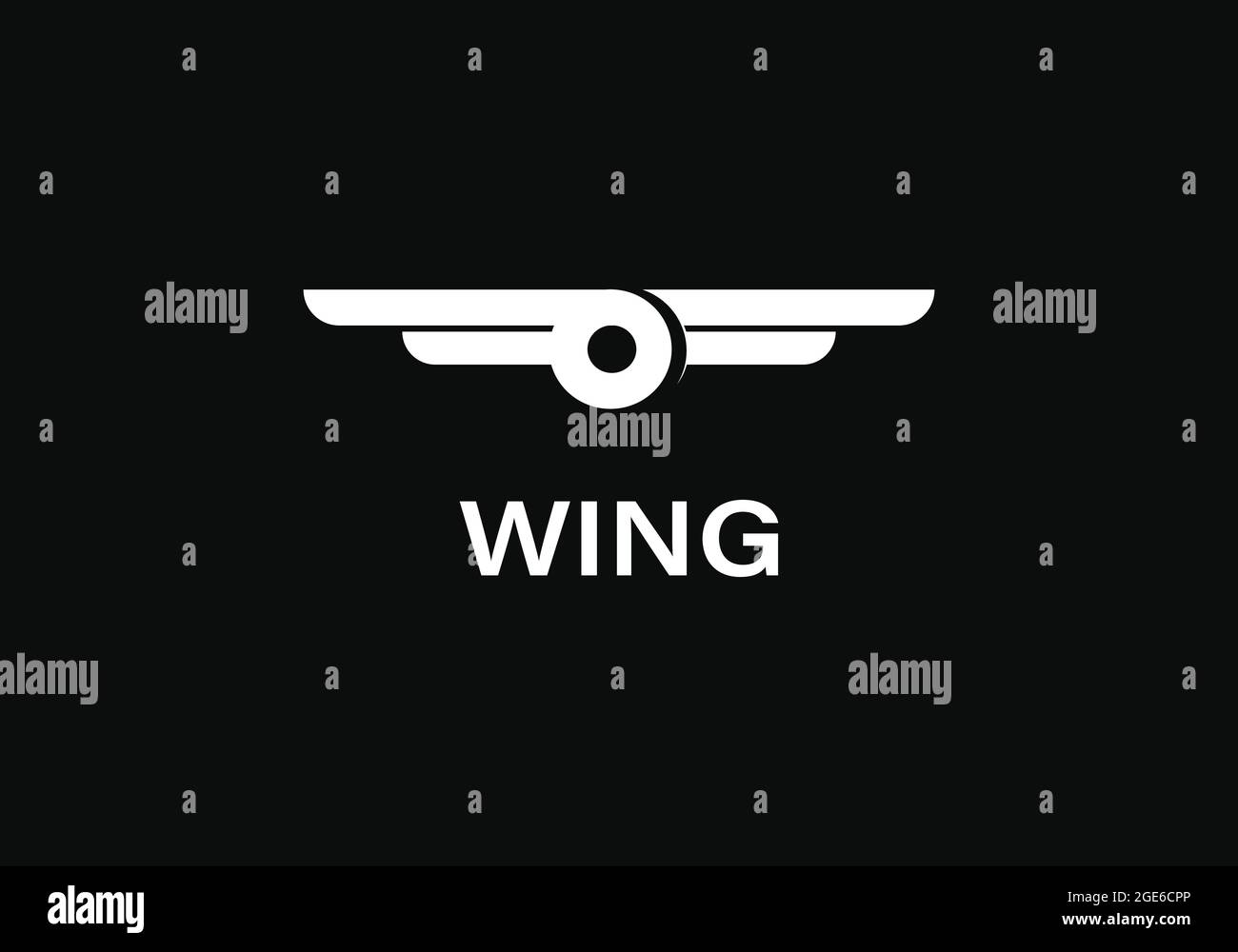 Wings Logo design abstract design vector template. Aircraft Wings Logo ...
