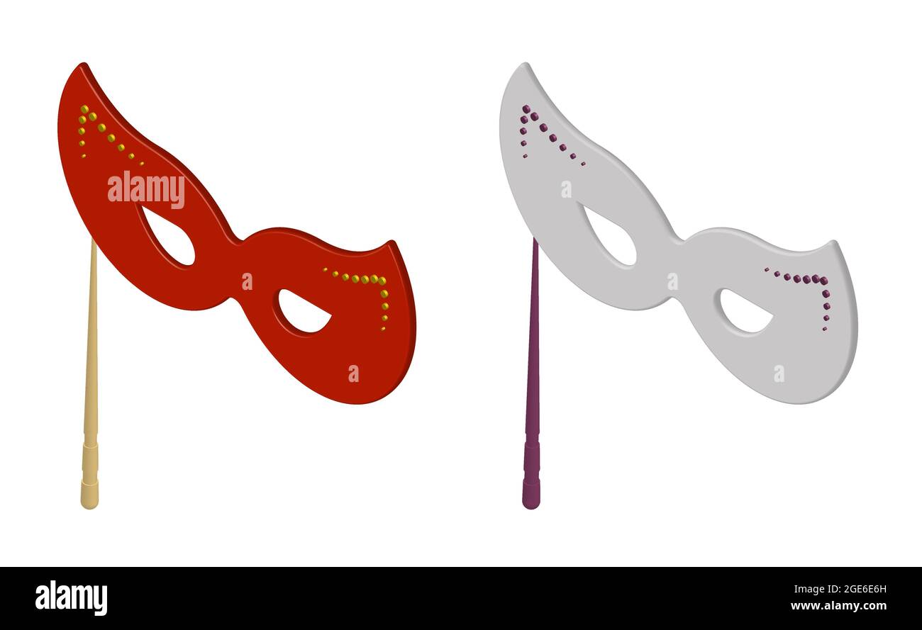 Carnival Eye Masks Vector