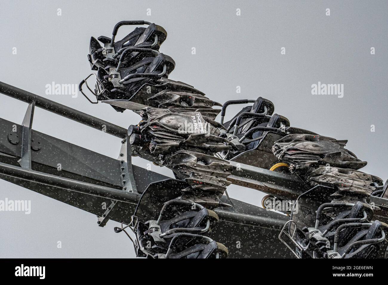 The Swarm Post apocalyptical Rollercoaster at Thorpe Park Theme Park ...