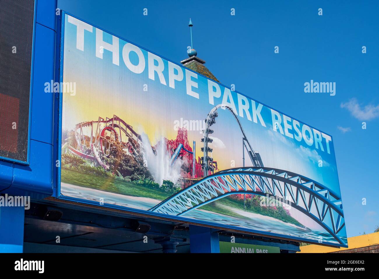 Thorpe Park Theme Park London England Stock Photo - Alamy