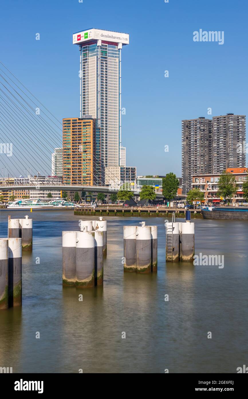 the Zalmhaven tower ( Zalmhaventoren), largest skyscraper in Rotterdam ...