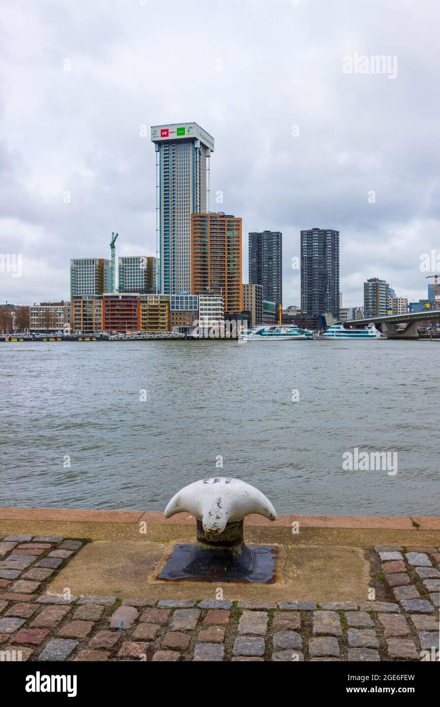 the Zalmhaven tower ( Zalmhaventoren), largest skyscraper in Rotterdam ...