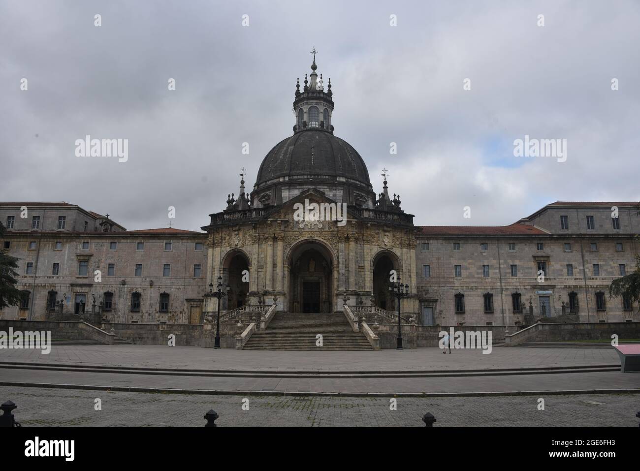 Loyola, Spain - 14 August 2021: Exterior views of the Sanctuary of ...