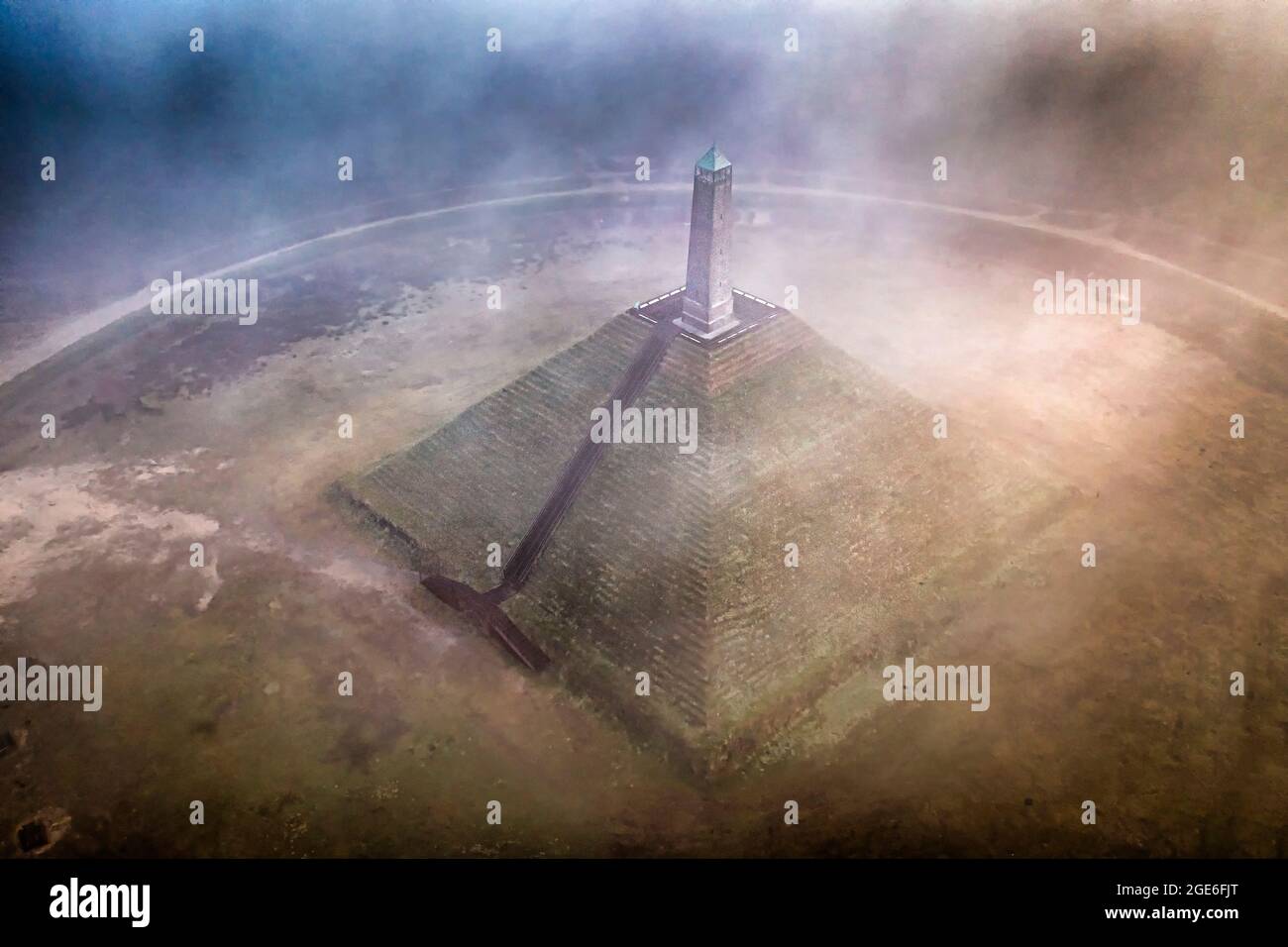 The Netherlands, Woudenberg, Pyramid called Austerlitz, made by French ...