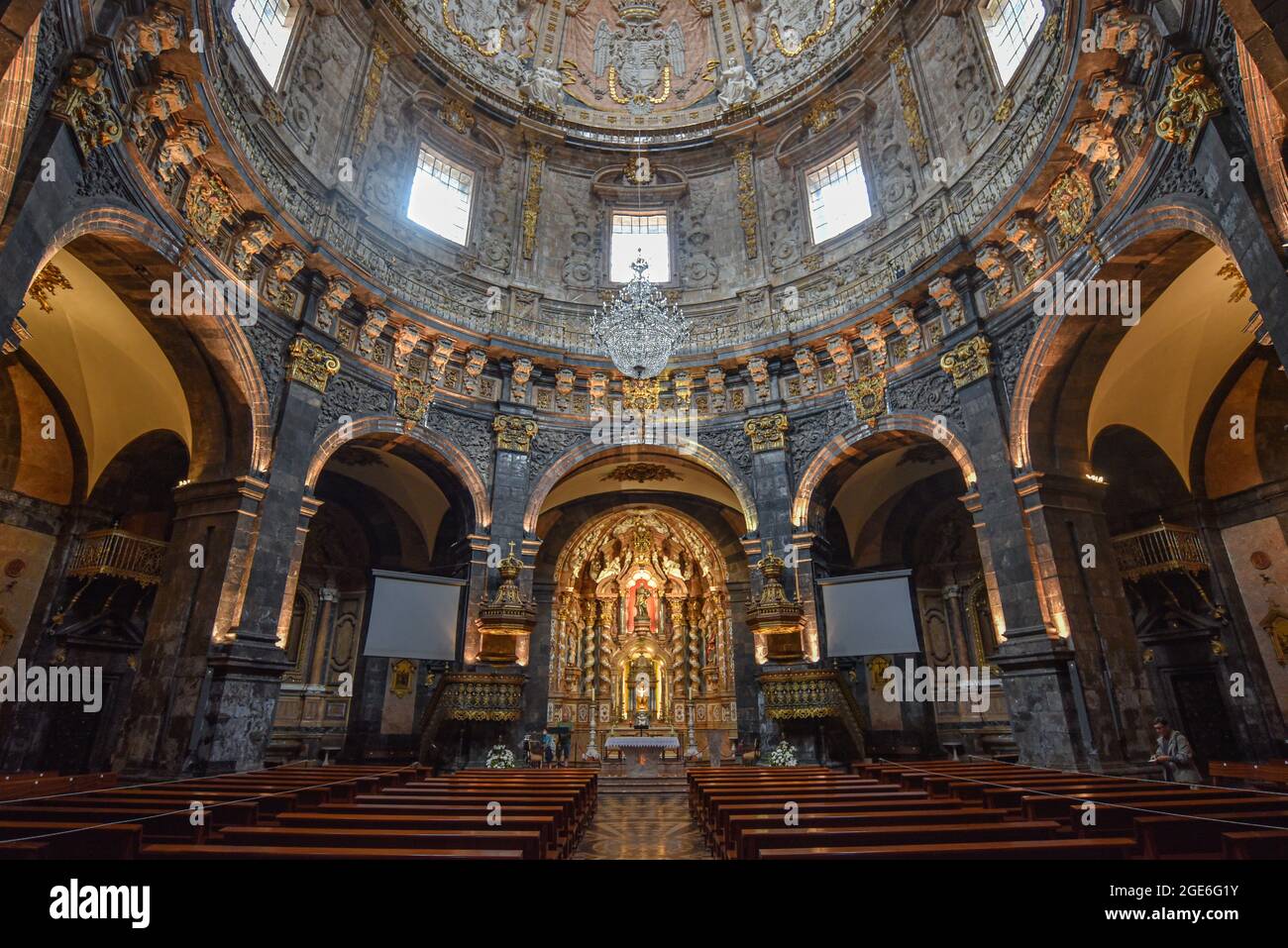 Loyola, Spain - 14 August 2021: Interior views of the Sanctuary of ...