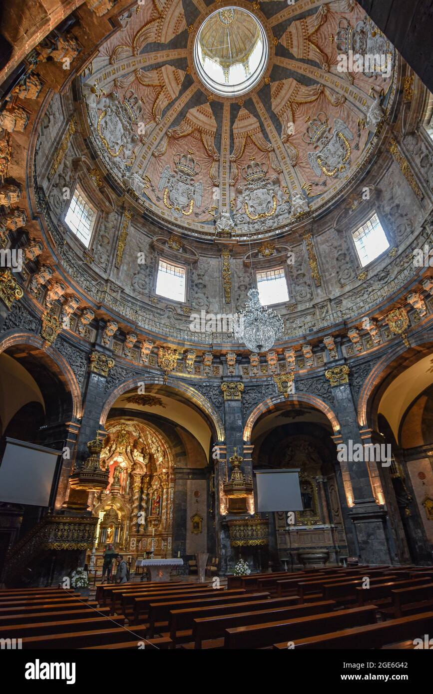 Loyola, Spain - 14 August 2021: Interior views of the Sanctuary of ...