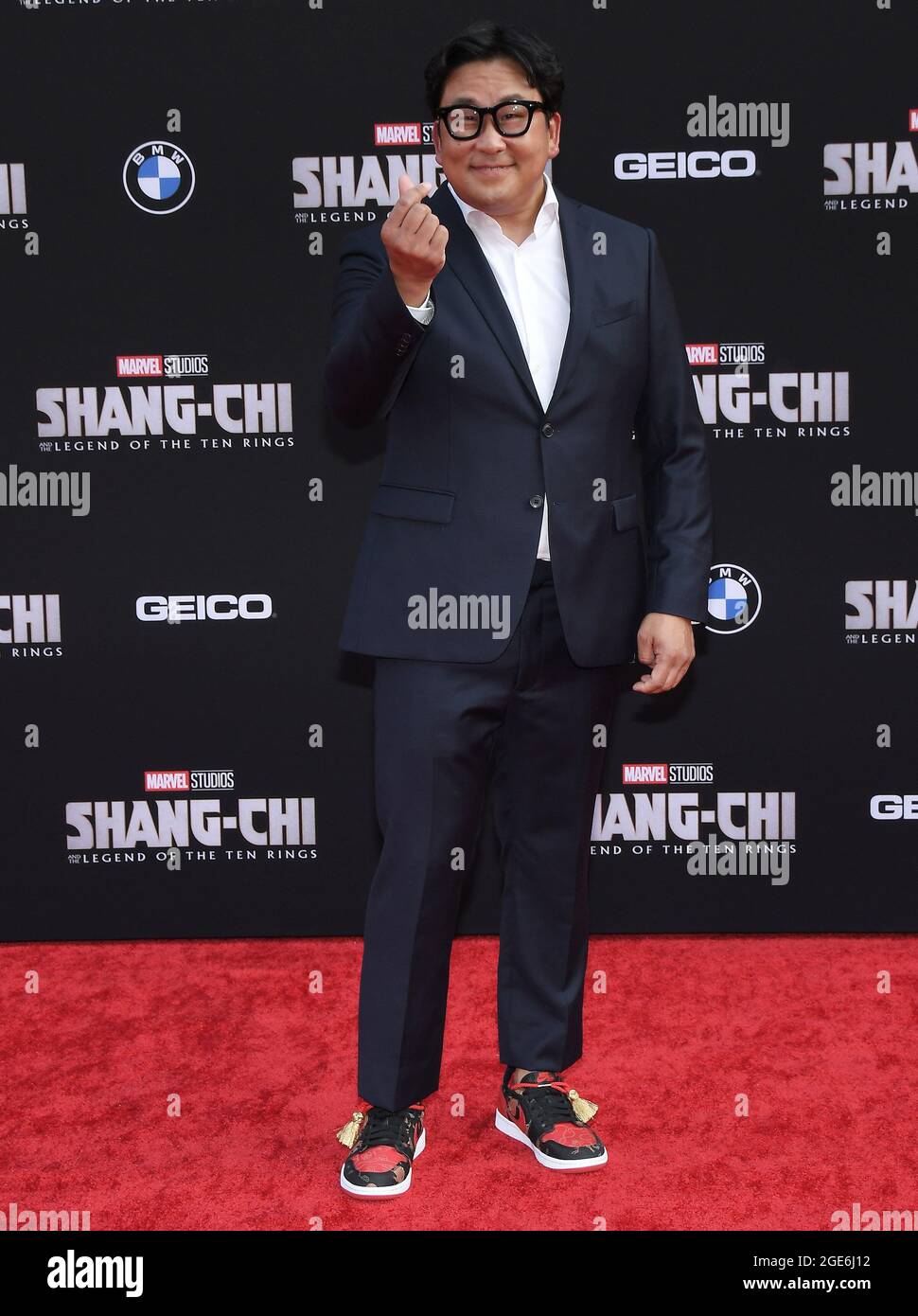 Nick Cho arrives at Disney's SHANG-CHI AND THE LEGEND OF THE TEN RINGS ...