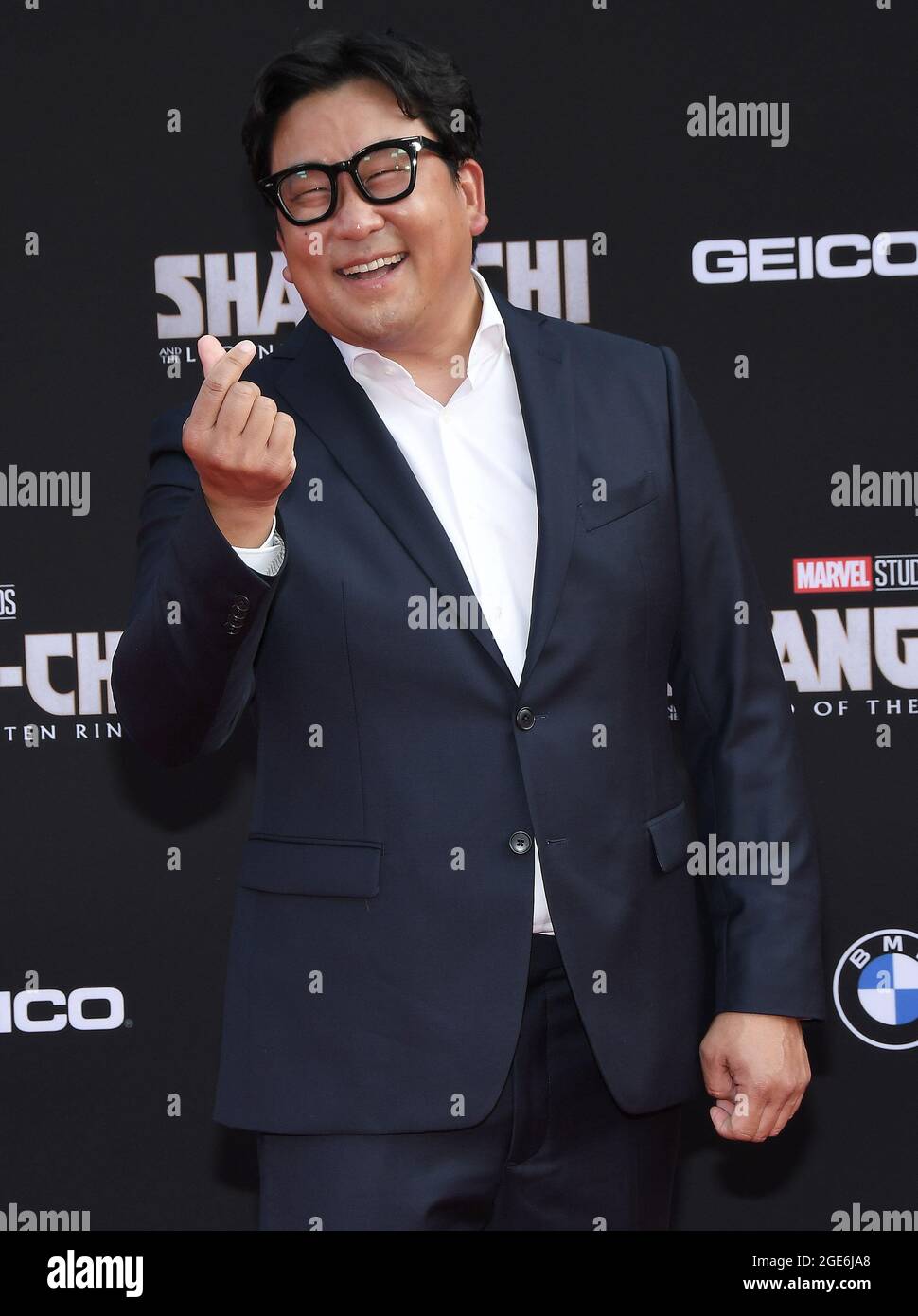 Nick Cho arrives at Disney's SHANG-CHI AND THE LEGEND OF THE TEN RINGS ...