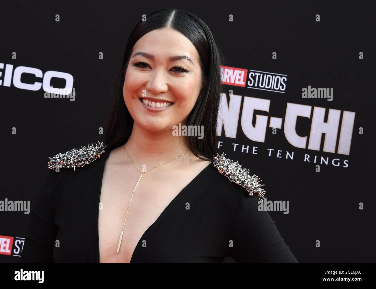 Kara Wang arrives at Disney's SHANG-CHI AND THE LEGEND OF THE TEN RINGS ...