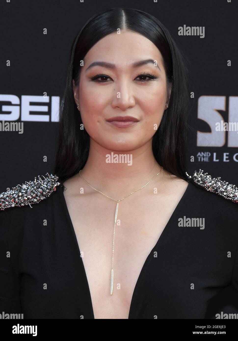 Kara Wang arrives at Disney's SHANG-CHI AND THE LEGEND OF THE TEN RINGS ...