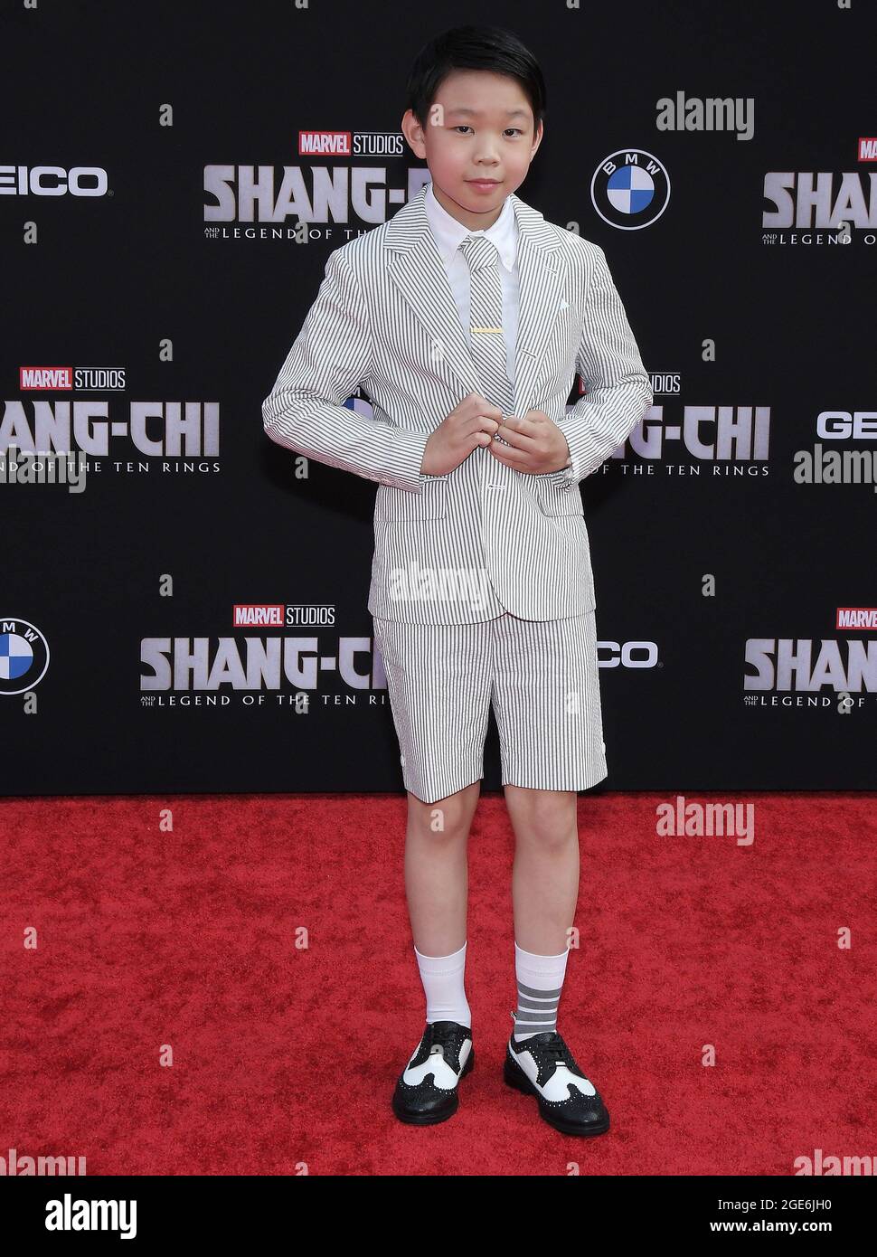 Los Angeles, USA. 16th Aug, 2021. Jayden Zhang arrives at Disney's ...