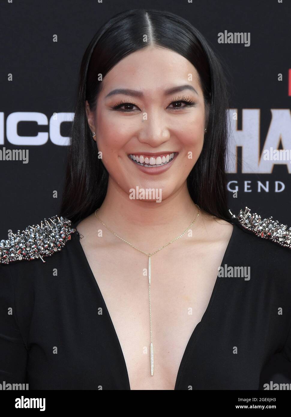 Los Angeles, USA. 16th Aug, 2021. Kara Wang arrives at Disney's SHANG ...
