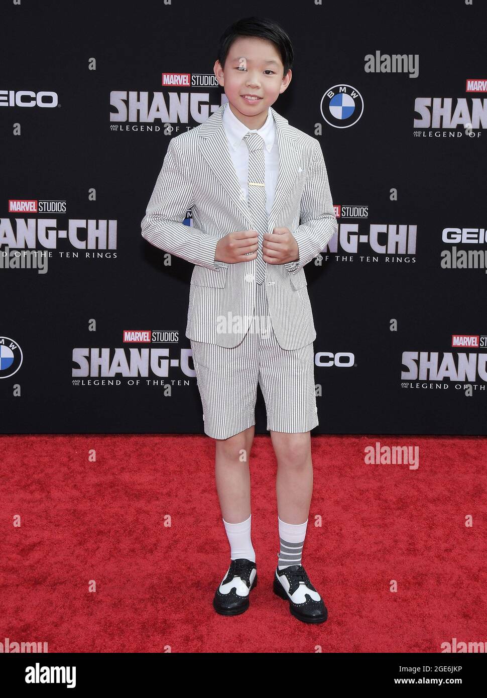Los Angeles, USA. 16th Aug, 2021. Jayden Zhang arrives at Disney's ...