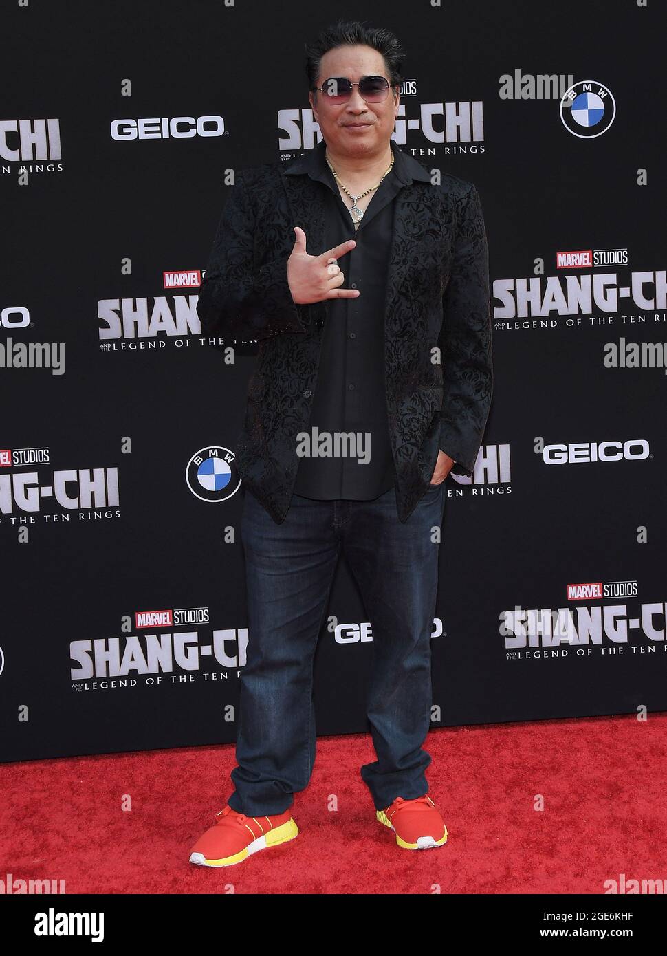 Ron Yuan arrives at Disney's SHANG-CHI AND THE LEGEND OF THE TEN RINGS ...