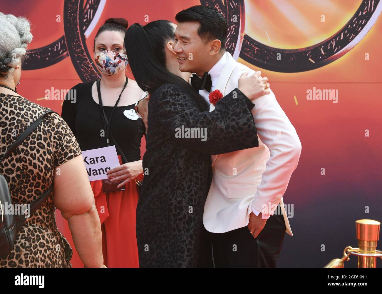 (L-R) Sherry Cola and Ronny Chieng at Disney's SHANG-CHI AND THE LEGEND ...